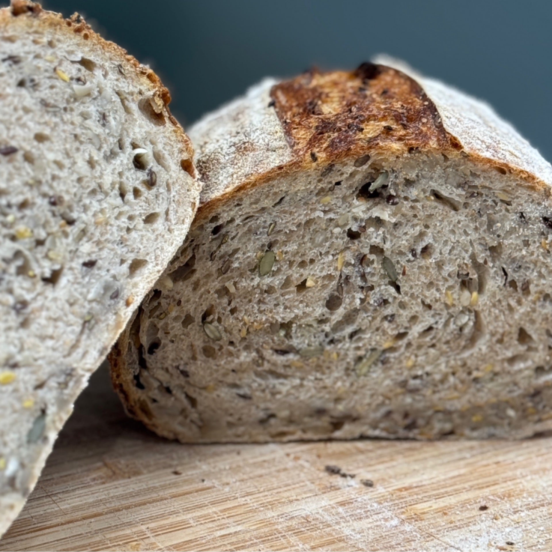 Stone Baked Sourdough with Omega Seeds | Funcles Bakery Ltd